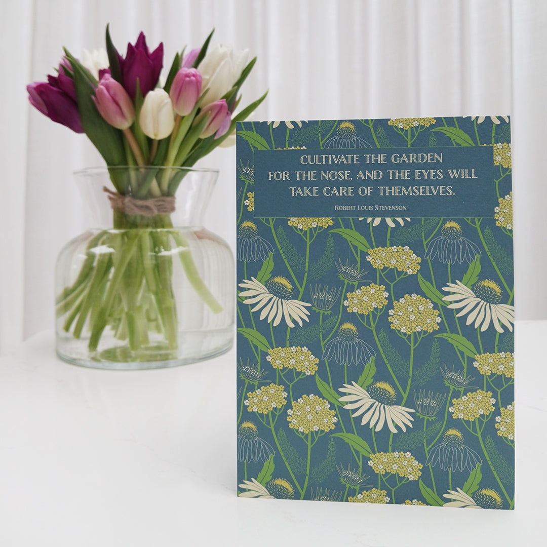 'Cultivate the garden for the nose' card – Zena & Rose